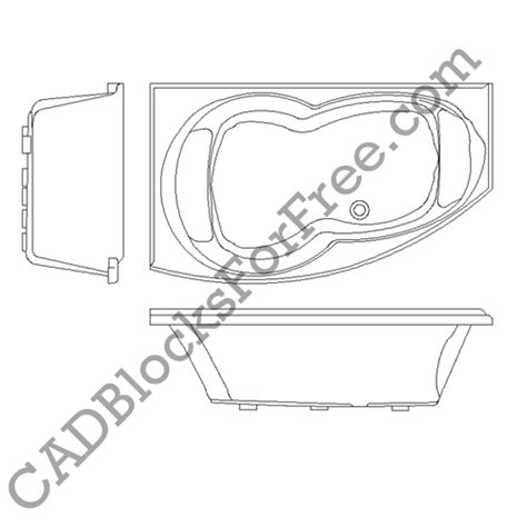 Bath Free AutoCAD Block In DWG