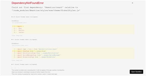 mantine admin codesandbox