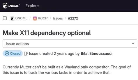 Gnome 47 Can Now Be Built With X11 Support Disabled R Gnome