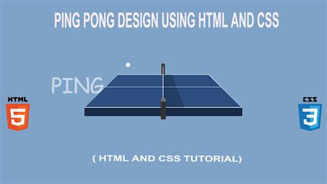 css animation ping pong game design