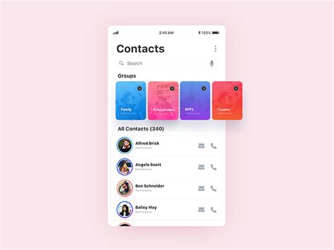 Contact Ui Designs Themes Templates And Downloadable Graphic Elements On Dribbble