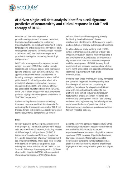 Ai Driven Single Cell Data Analysis