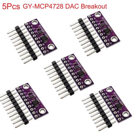 Mcp4728 12 Bit 12bits I2c Digital To Analog Converter Dac Breakoout