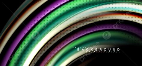 검은 배경 디자인에 여러 가지 빛깔의 웨이브 라인 배경 색깔 예술적 배경 일러스트 및 사진 무료 다운로드 Pngtree