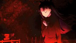 Angry Rin Tohsaka Anime GIF GIFDB Com