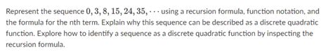 Solved Represent The Sequence 038152435⋯ Using A