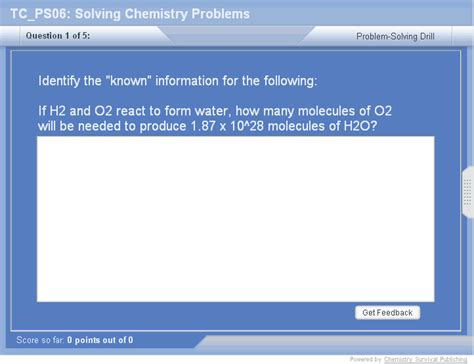 Teach Chemistry Problem Solving In Chemistry