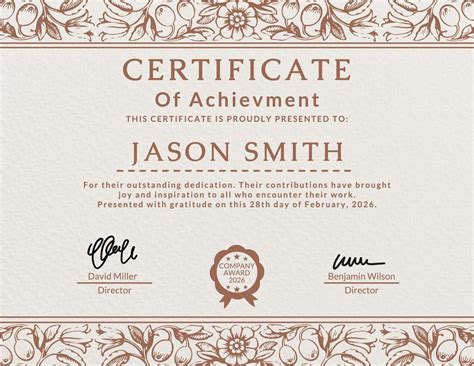 Certificate Templates To Edit And Download Free
