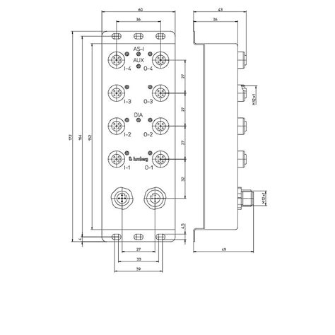 0910 Asl 425 Lumberg Automation As Interface Digital In Out 218906