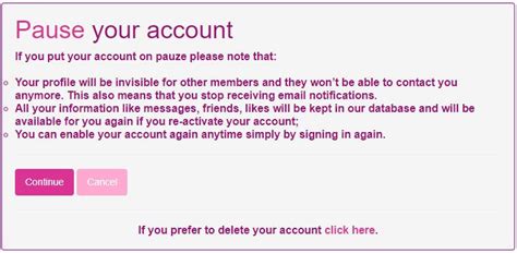 Customer Service Delete Profile