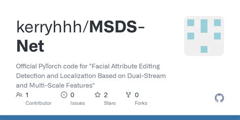 github kerryhhh msds net official pytorch code for facial attribute