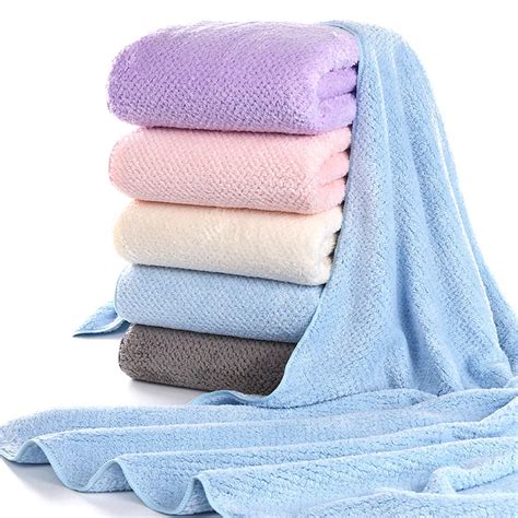 140x70cm 마이크로파이버 비치 타월 목욕 타월 두꺼운 연수 흡수성 스포츠 아쿠아 짐 마이크로파이버 타월 Aliexpress