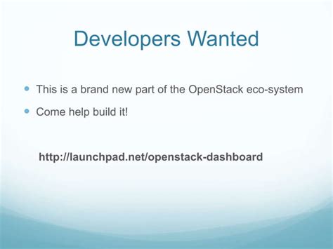 Openstack Vagrant And Dashboard Ppt