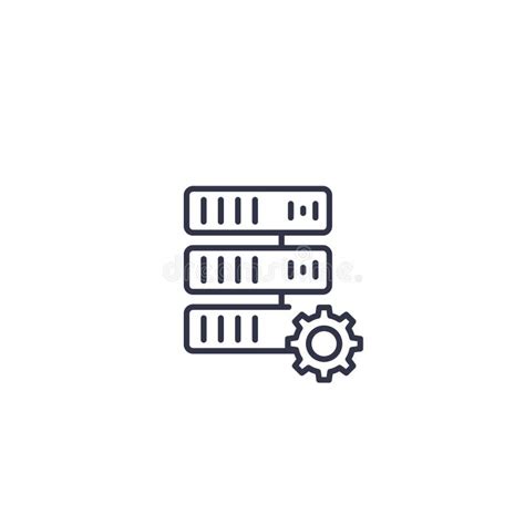 linear mainframe icon from networking outline collection thin line mainframe icon isolated on