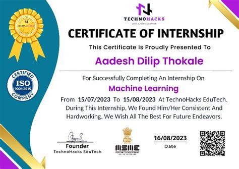 Aadesh Thokale On Linkedin Connections Internshipexperience