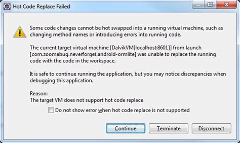 Java Hot Code Replace Failed 에러시 해결 방법 Elcipse — Jongtachi의 개발 블로그