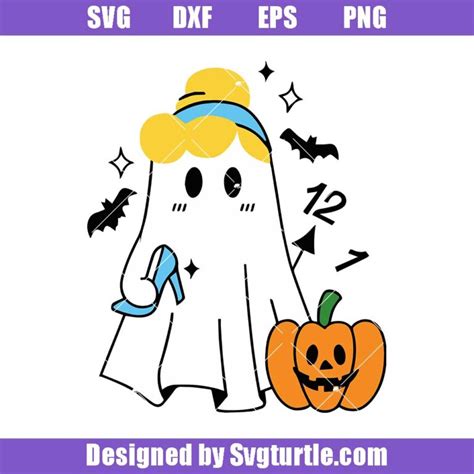 Halloween Princess Ghost Svg Princess Ghost With Frog Svg