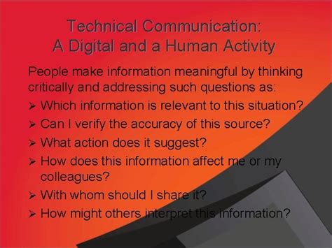 Chapter 1 Technical Communication Concepts And Features Technical