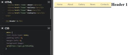 Как сделать меню в Css Как сделать меню в Html