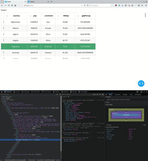 Dash Html Table Style At Latonya Langley Blog