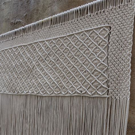 Macrame Headboard Over Bed Decoration Shabby Chic Decor Etsy Macrame Headboard Over Bed Decoration Shabby Chic Decor Etsy