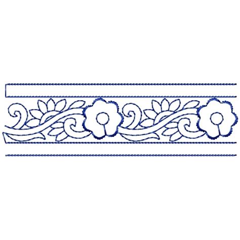 Outline Border Machine Embroidery Design