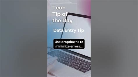 Tech Tips Data Entry Tip Dataentrytips Dataentry Formbuilder