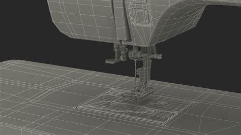 Heavy Duty Computerised Sewing Machine 3d Model 44 3ds Blend C4d