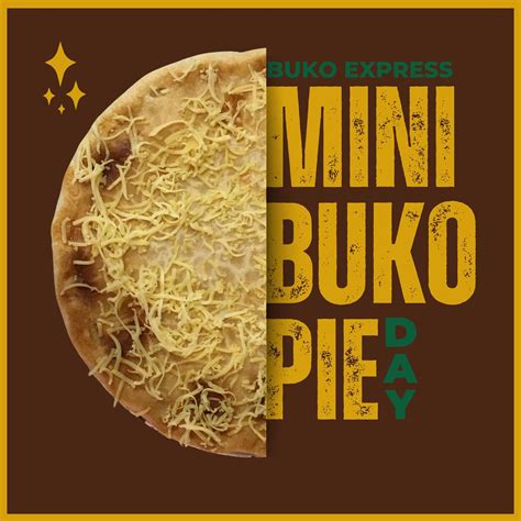 Buko Join In The Fun Of Mini Buko Pie Day At Buko Express Taste Our