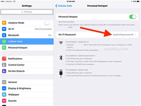 How To Change Wi Fi Personal Hotspot Password On IPhone Or IPad