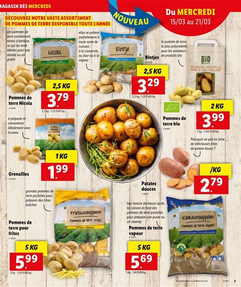 Lidl Folder Promotionnel Valable à partir du 15 03 au 21 03 Page n 3 belgique folders com