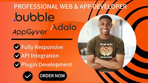 Be Your Bubble Io Web App Developer Adalo App Developer Bubble Website Mvp By Alphexan Fiverr