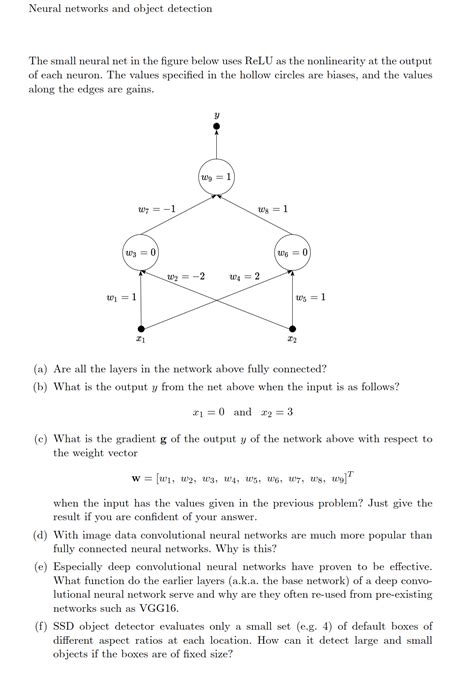 Solved Asking Help With Detailed Steps The Small Neural Net Chegg