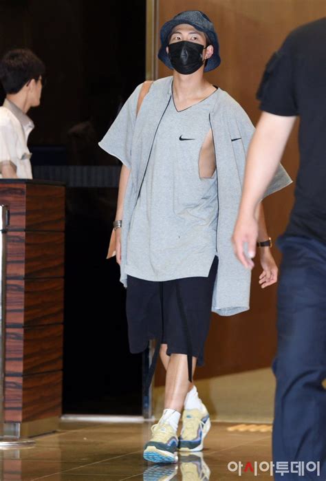 Sexy Photos Of Sleeveless RM Because You Deserve It