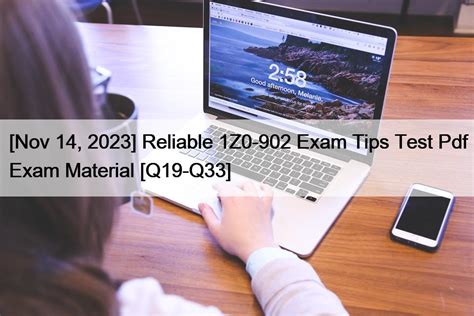 [nov 14 2023] Reliable 1z0 902 Exam Tips Test Pdf Exam Material [q19 Q33] Exam Practice Questions