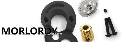 Amazon Com MORLORDY RC Brushless Conversion Kit Motor Mount With Pinion Spur For RC