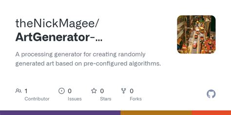 github thenickmagee artgenerator processing library a processing generator for creating