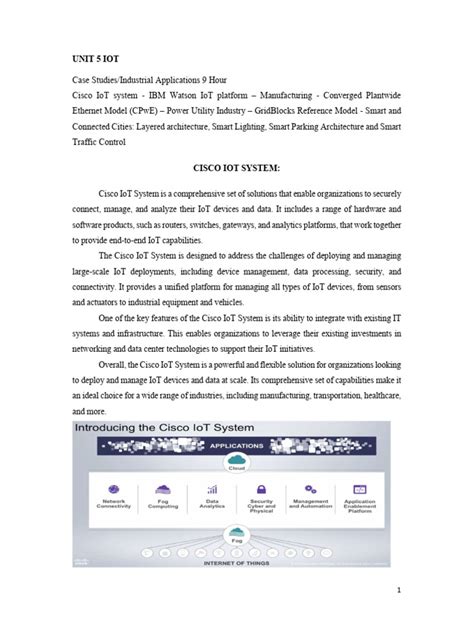 Iot Unit 5 Pdf Internet Of Things Computer Network