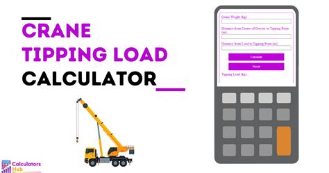 Crane Tipping Load Calculator