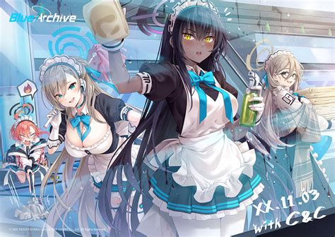 Asuna Karin Neru And Akane Blue Archive Drawn By Ika 4801055 Danbooru