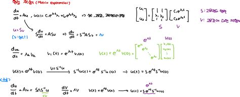 선형대수학 미분방정식