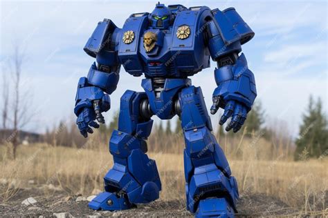 Premium Ai Image Heavy Armor In The Field Of Battl