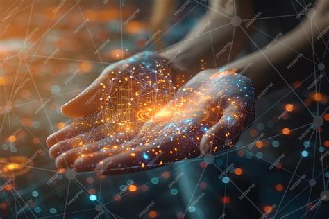 Conection Network Concept Peoples Use Of Technology In The Modern Era Interconnection By