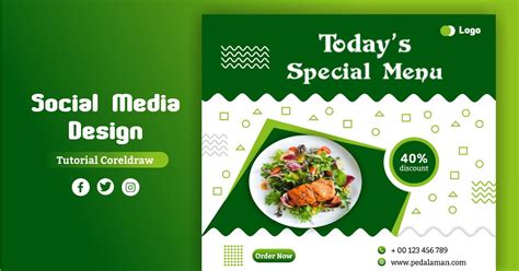 Membuat Desain Flyer Menu Makanan Di Coreldraw Tutorial Coreldraw