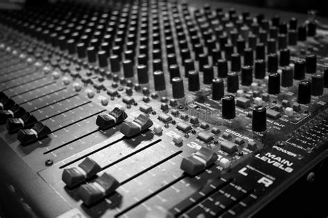 Analog Mixing Console Stock Photo Image Of Each Balance 57625566