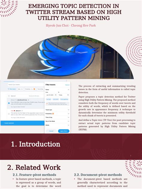 Emerging Topic Detection In Twitter Stream Based On High Utility Pattern Mining Pdf Applied