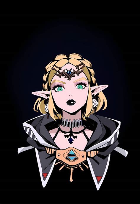 Goth Princess Zelda By Digitaldreamweave On Deviantart