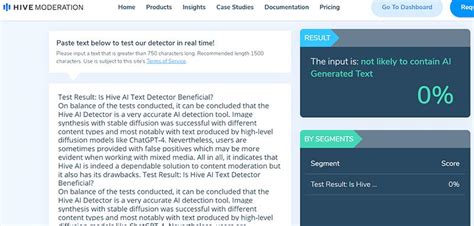 Hive AI Detector Reviews Accuracy Features Pricing