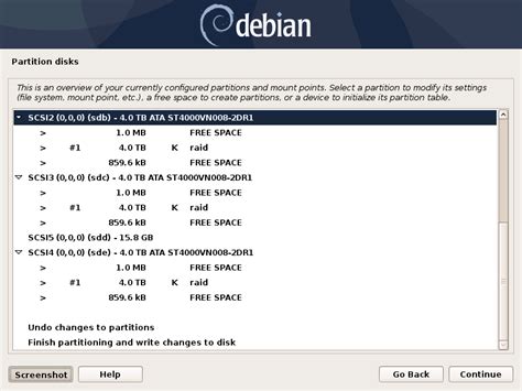 Partition Is It Possible To Install Debian On A Raid5 Array Grub