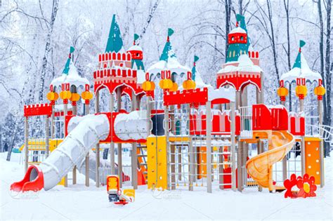 公园 雪 游乐场 森林 童话故事 背景聚焦 化妆舞会服 主题 水平画幅 乌克兰